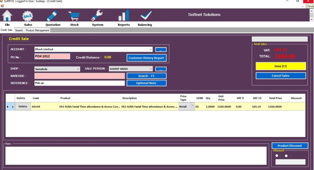 No.1 Ultimate SoftPOS | Point of Sale Fiji | POS Fiji | VMS POS Fiji